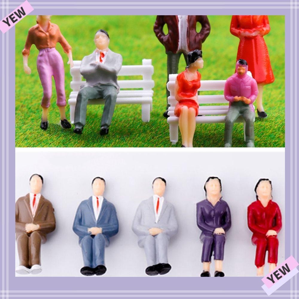 YYE 5/10pcs Seated People Model 1:25/30/50 Scale Different Poses ...