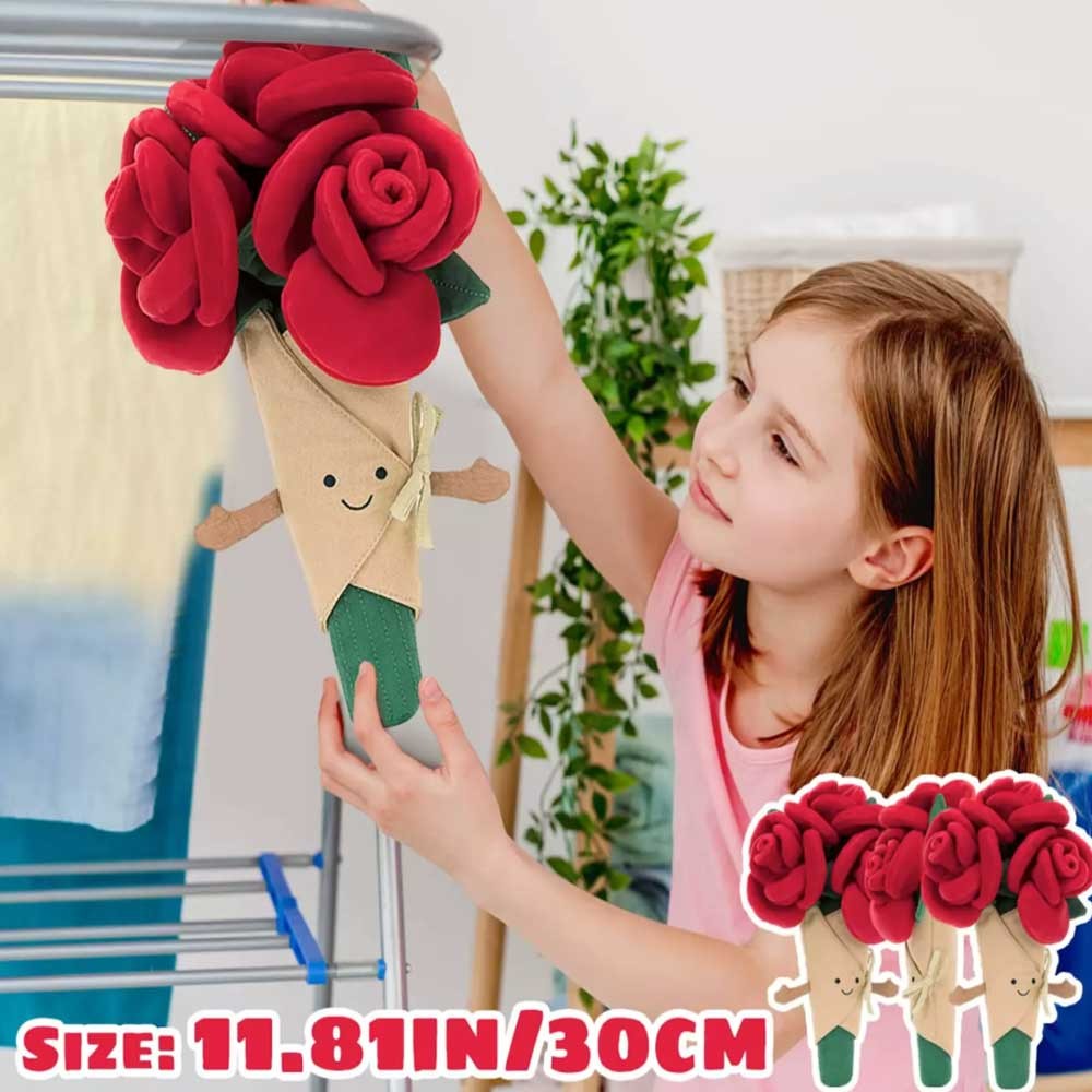 Amuseable Rose Bouquet soft STUFFED toy 30cm | Shopee Malaysia