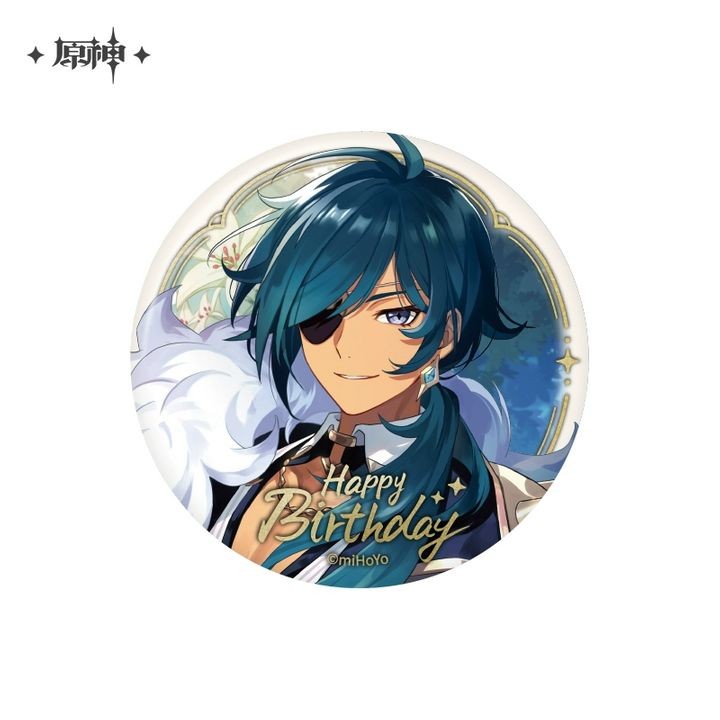 Kaeya Birthday Series Theme Badge 2022 - Genshin Impact 7,5cm | Shopee ...