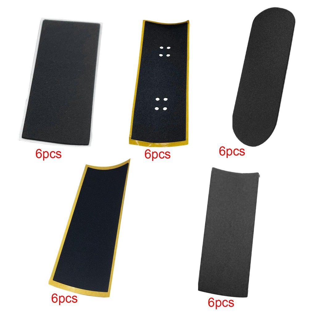 [uguuiya] 6 Pieces Finger Skateboard Stickers Fingerboard Deck Tape ...