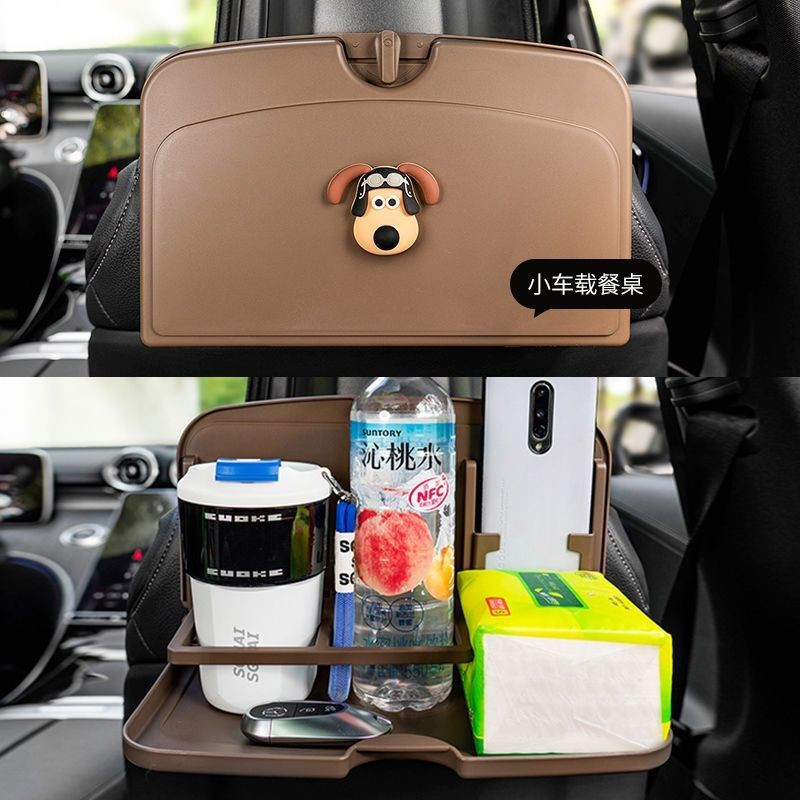 Car Dining Table Small Table Board Rear Seat Back Foldable Small Dining ...