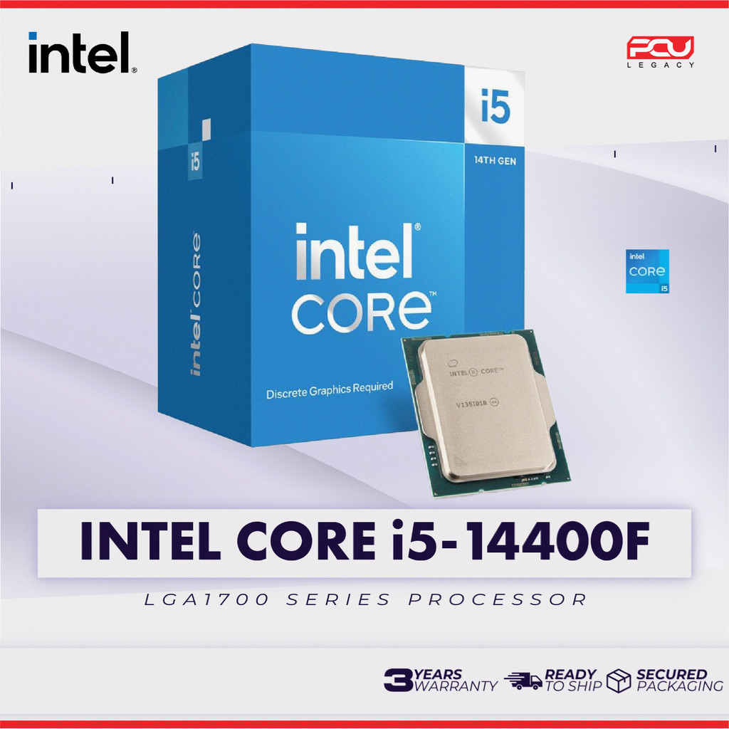 INTEL CORE I5-14400F LGA1700 PROCESSOR (3 YEARS WARRANTY) | Shopee Malaysia