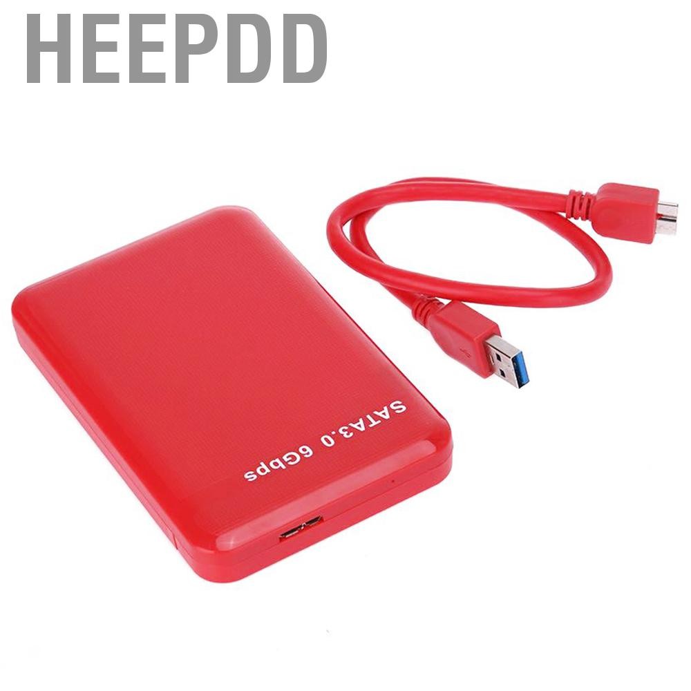 HEEPDD 2.5 inch USB3.0 Hard Disk Case External SATA HDD/SSD Enclosure ...