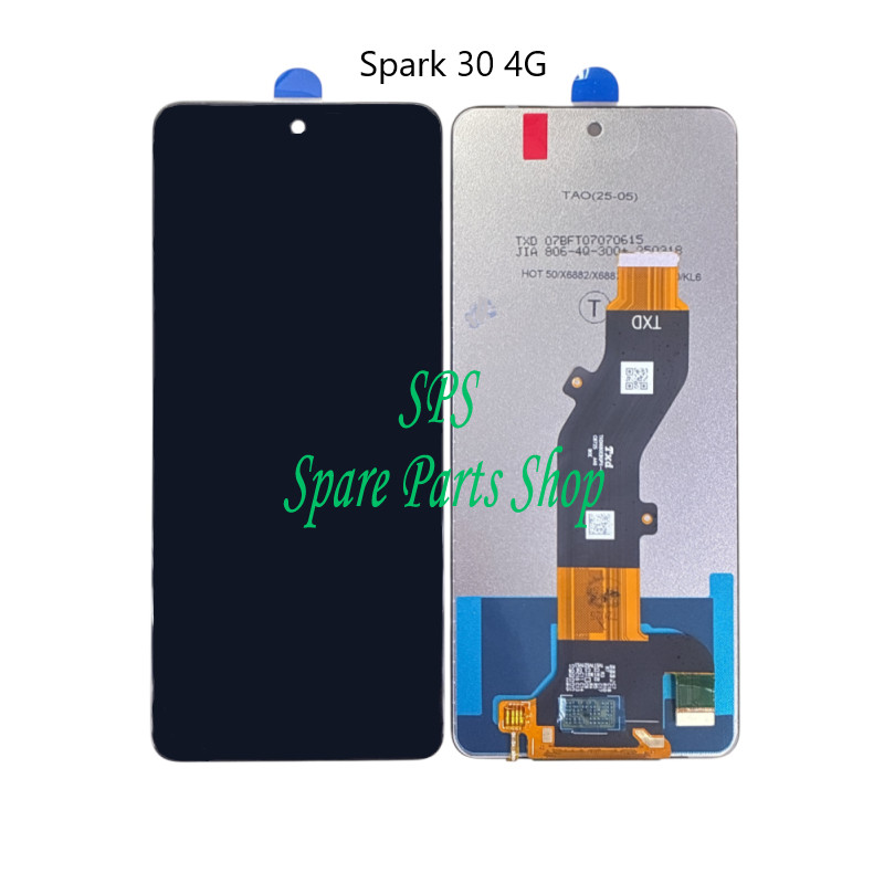 Tecno Spark 30 / Spark 30c Full Set LCD Display Touch Screen Digitizer ...