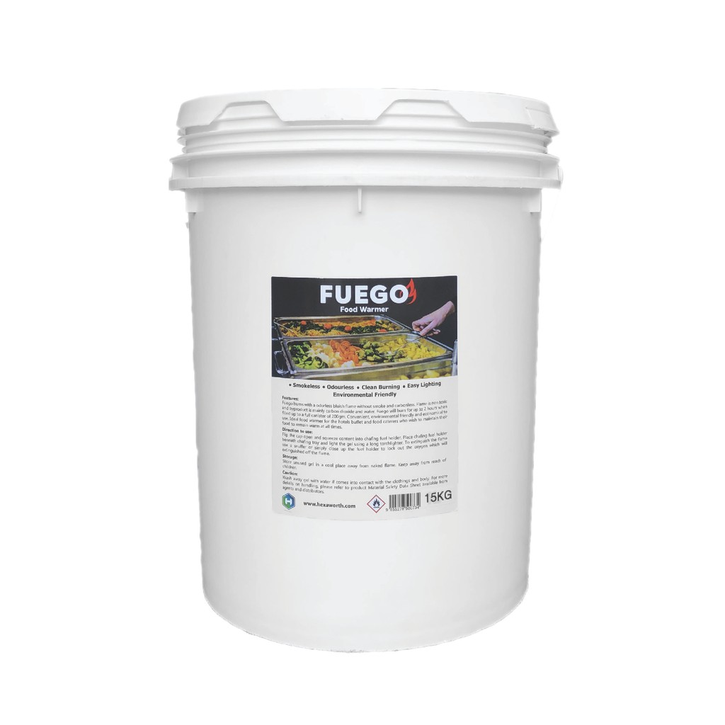 15KG Fuego Food Warmer Heating Wax Chafing Fuel Cooking Fuel Lilin ...