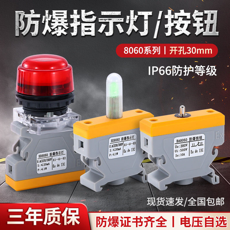 Explosion-proof Anti-Corrosion Indicator BD8060 LED Split Rail Type ...