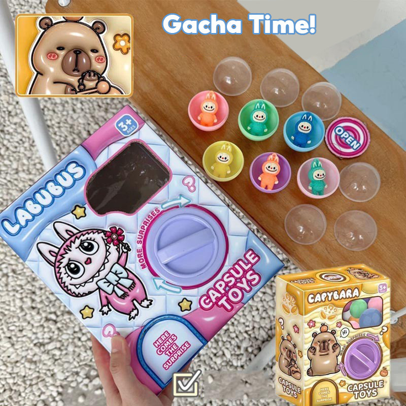 Gacha Box Toy Character Labubu Ball Gift Character Labubu Capsule Toys ...