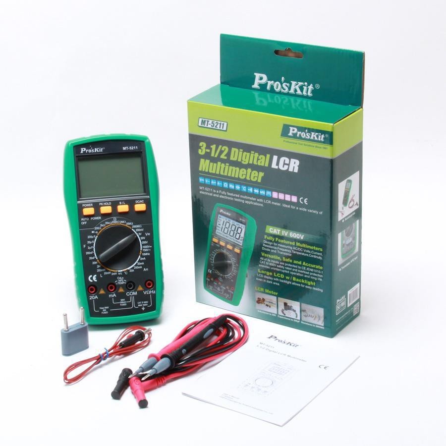 Pro'sKit MT-5211 3½ Digital LCR Multimeter (Taiwan) | Shopee Malaysia