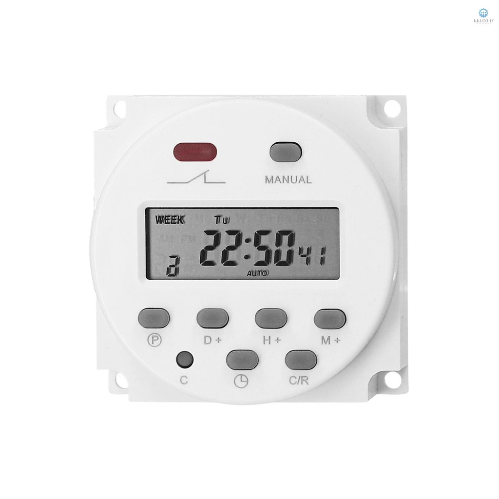 Timer Switch Weekly Programmable Digital Timer Switch Panel Mounted ...