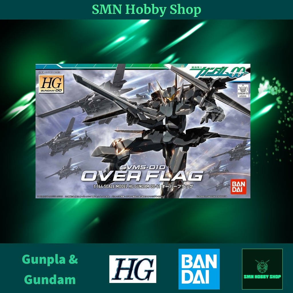 HG 1/144 Over Flag 011 Gunpla Gundam Toys Plastic Model Kit [HG00 ...