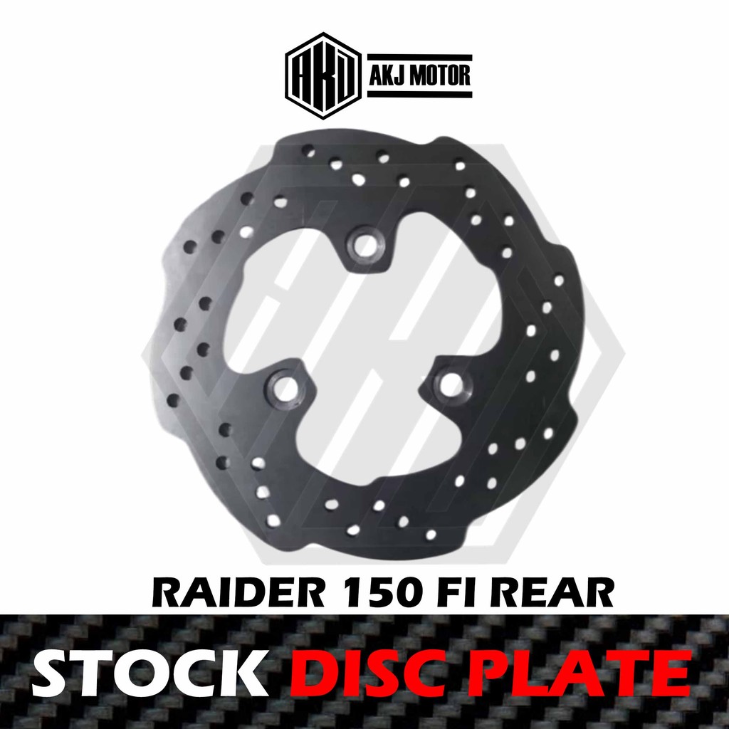Rear Disc Plate for Raider 150 FI / CARB REAR STD | Shopee Malaysia