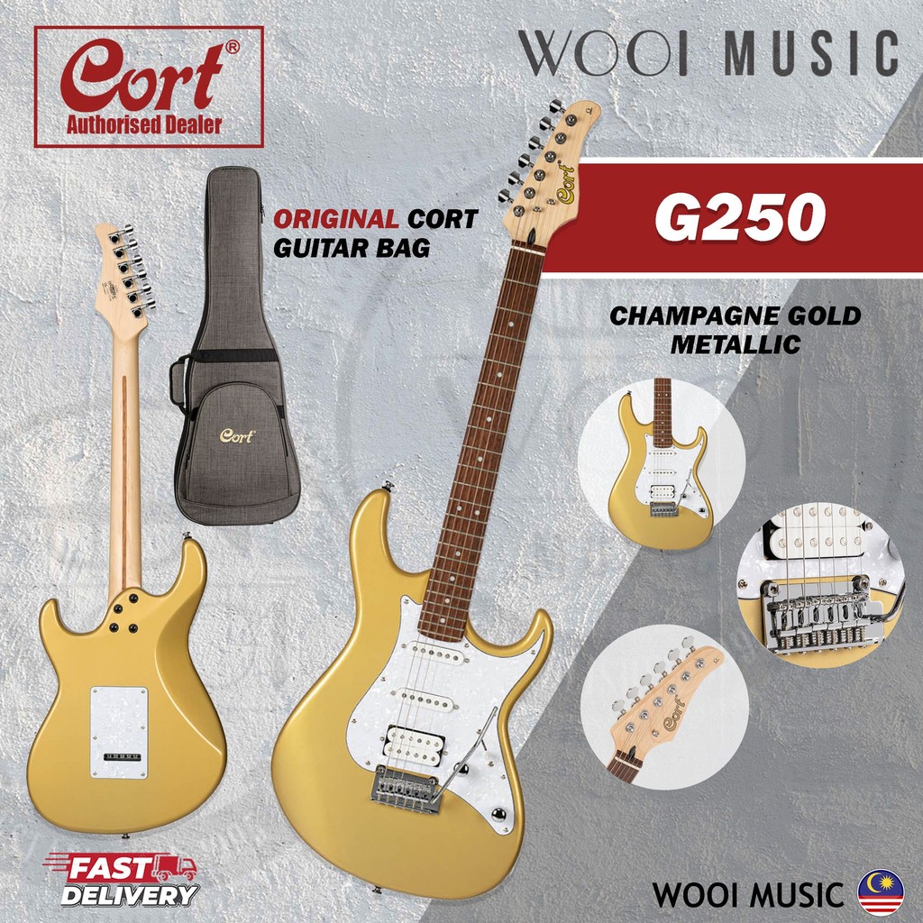 Cort G-250 CGM HSS Coil Tap G Series Electric Guitar with Original Bag ...