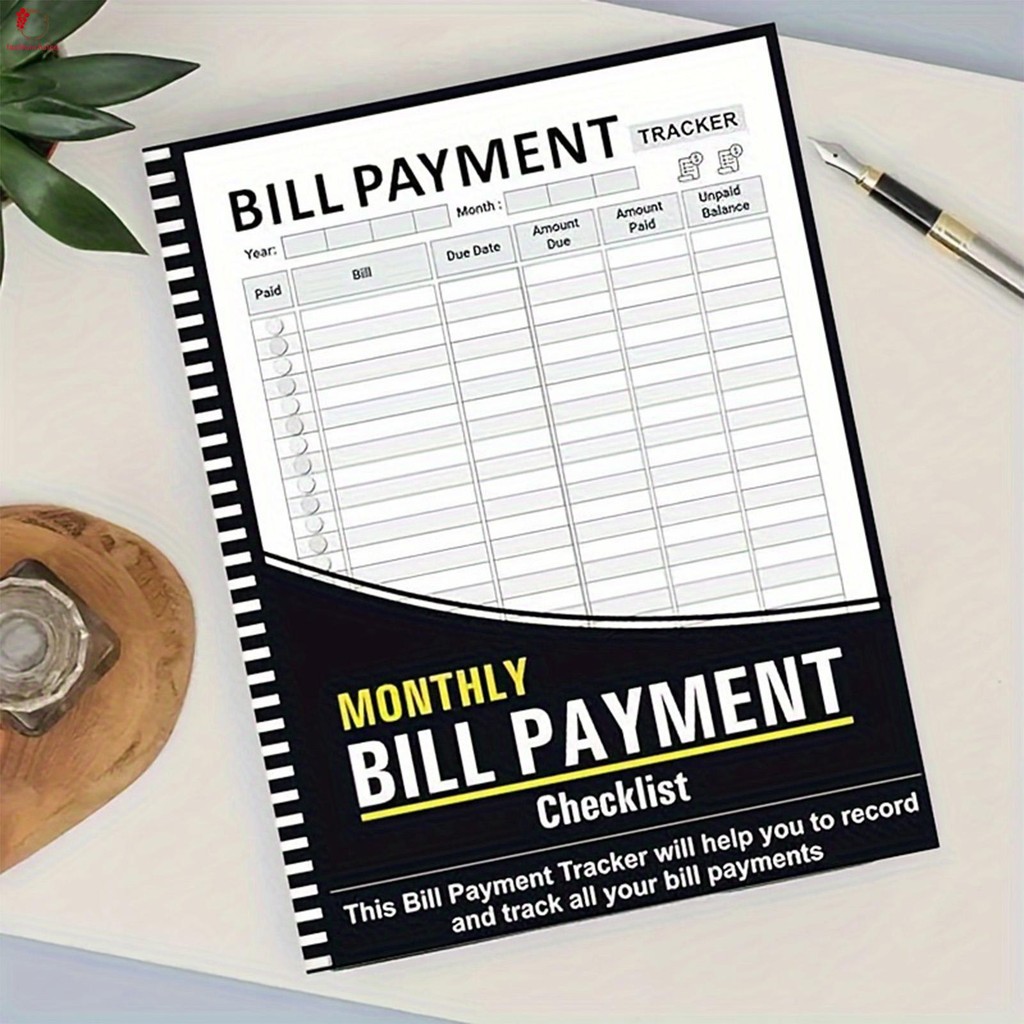 Weekly Cleaning Schedule Notebook Multi-functional Bill Payment ...