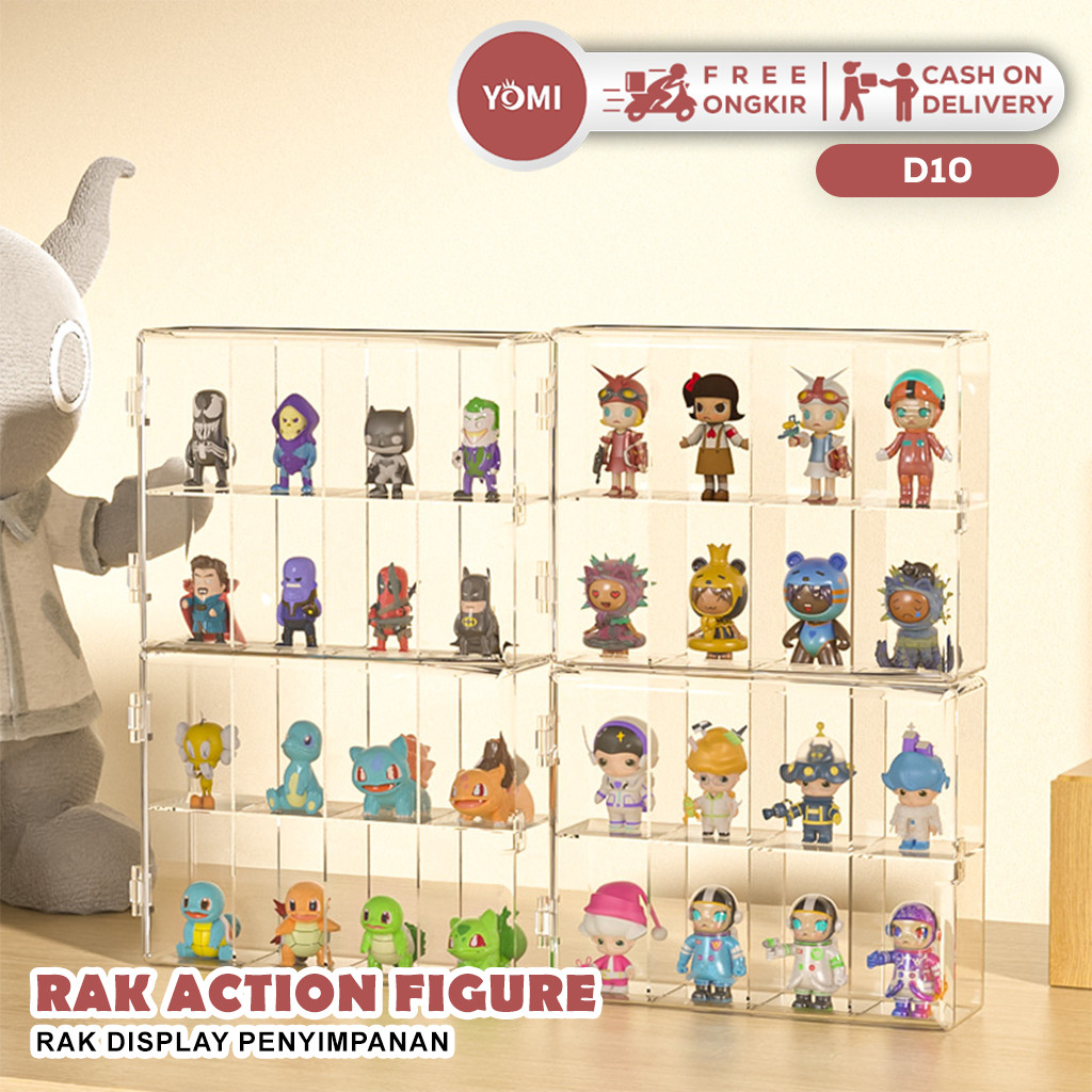 Yomi 8 Grid Storage Display Box D20/ Action Figure Box / Display Box ...