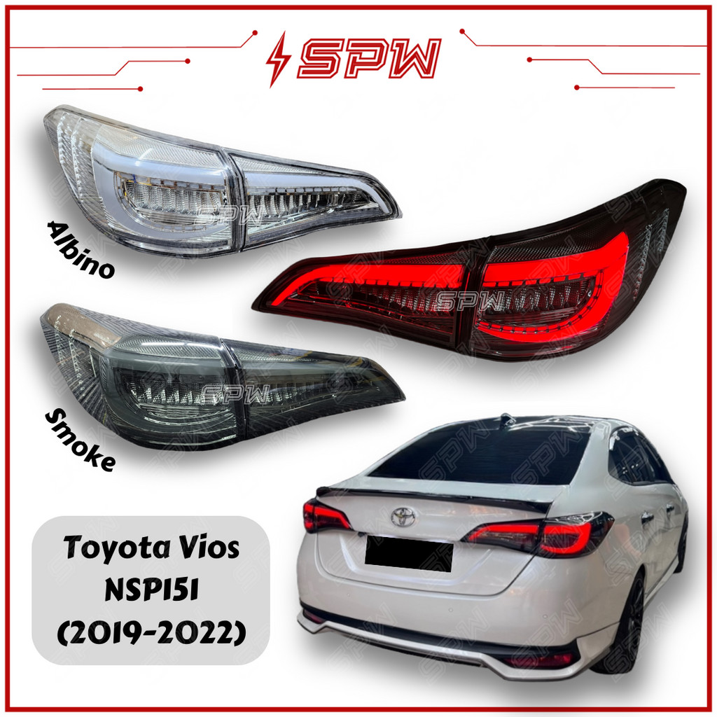 Toyota Vios (2019-2022) NCP151 NSP151 Tail Lamp Tail Light LED Taillamp ...