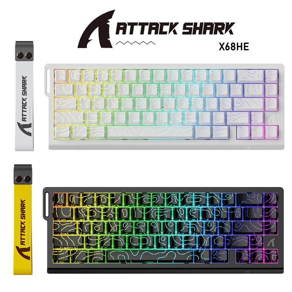 ATTACK SHARK X68HE Magnetic Mechanical Keyboard RGB 8K E-Sports ...