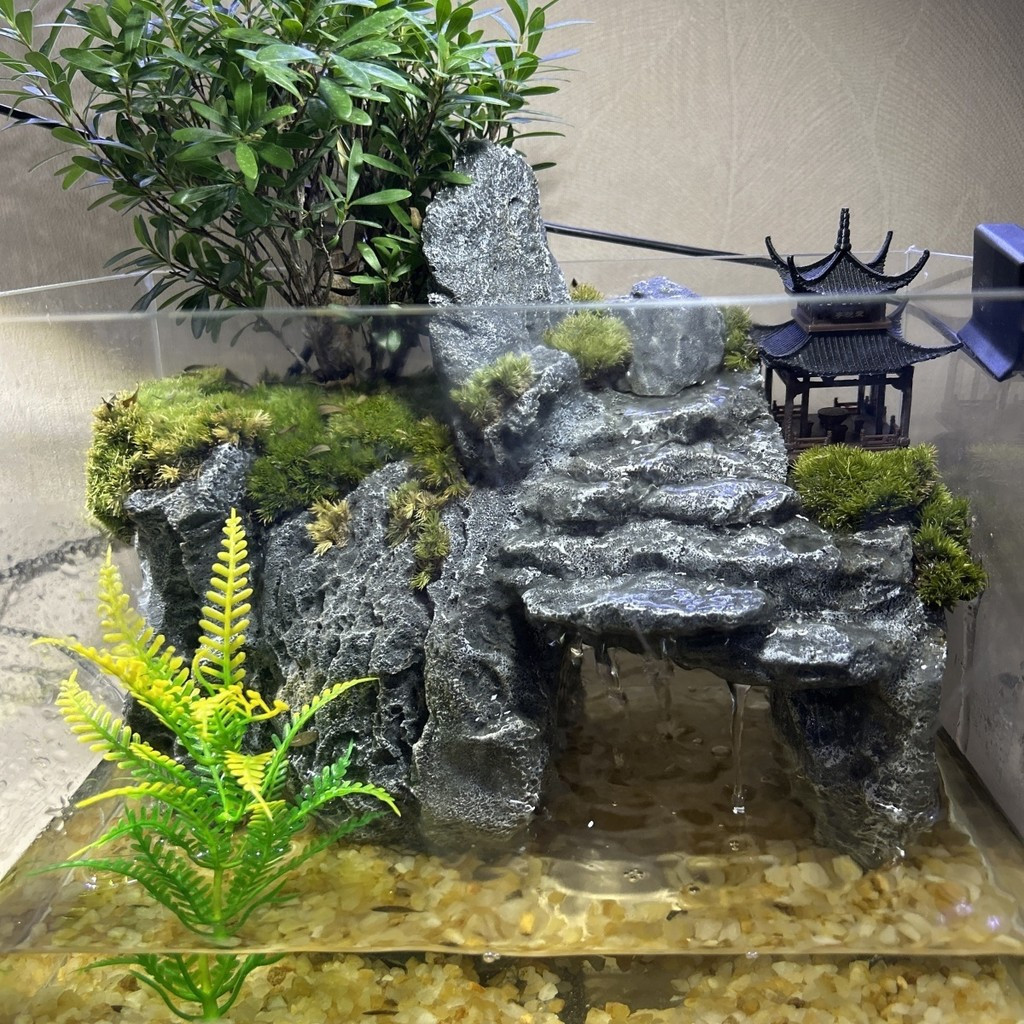 Amphibious Fish Tank Landscaping Stone25Fish Tank Special Emulational ...