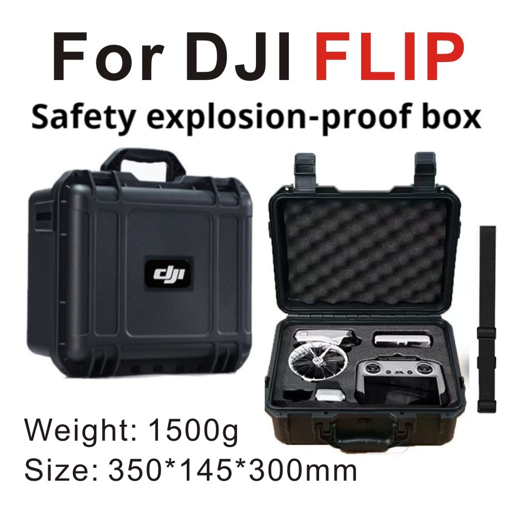 For DJI FLip hard-shell storage case, FLIP one-shoulder crossbody ...
