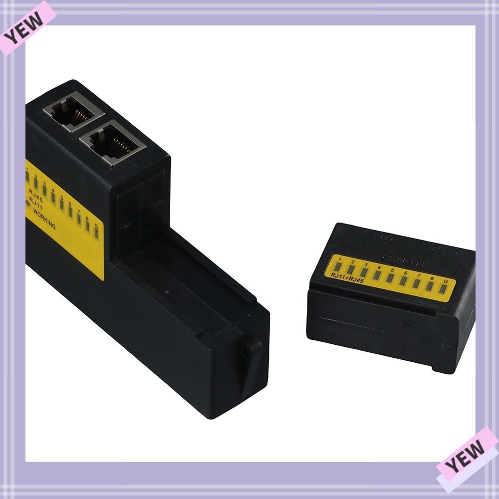 YYE LAN Cable Detector, Battery Powered Mini Cable Tester, Digital ...