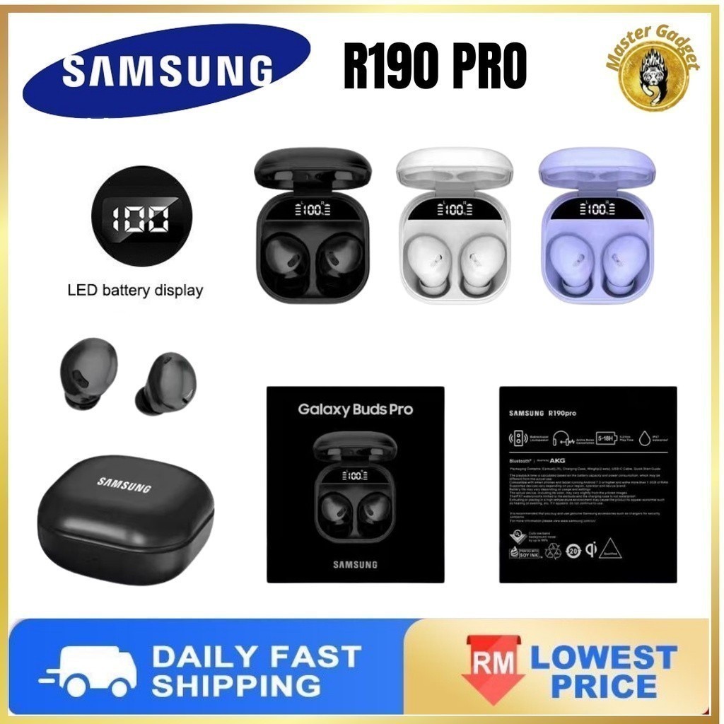 Samsung Galaxy Buds Pro R190 Pro Earbuds Earphone True Wireless ...