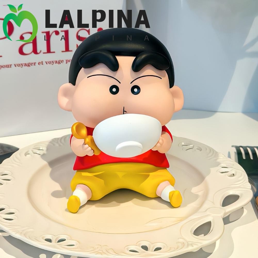 LALPINA Crayon Shin-Chan Anime Figure, Eating Noodles PVC Doll Crayon ...