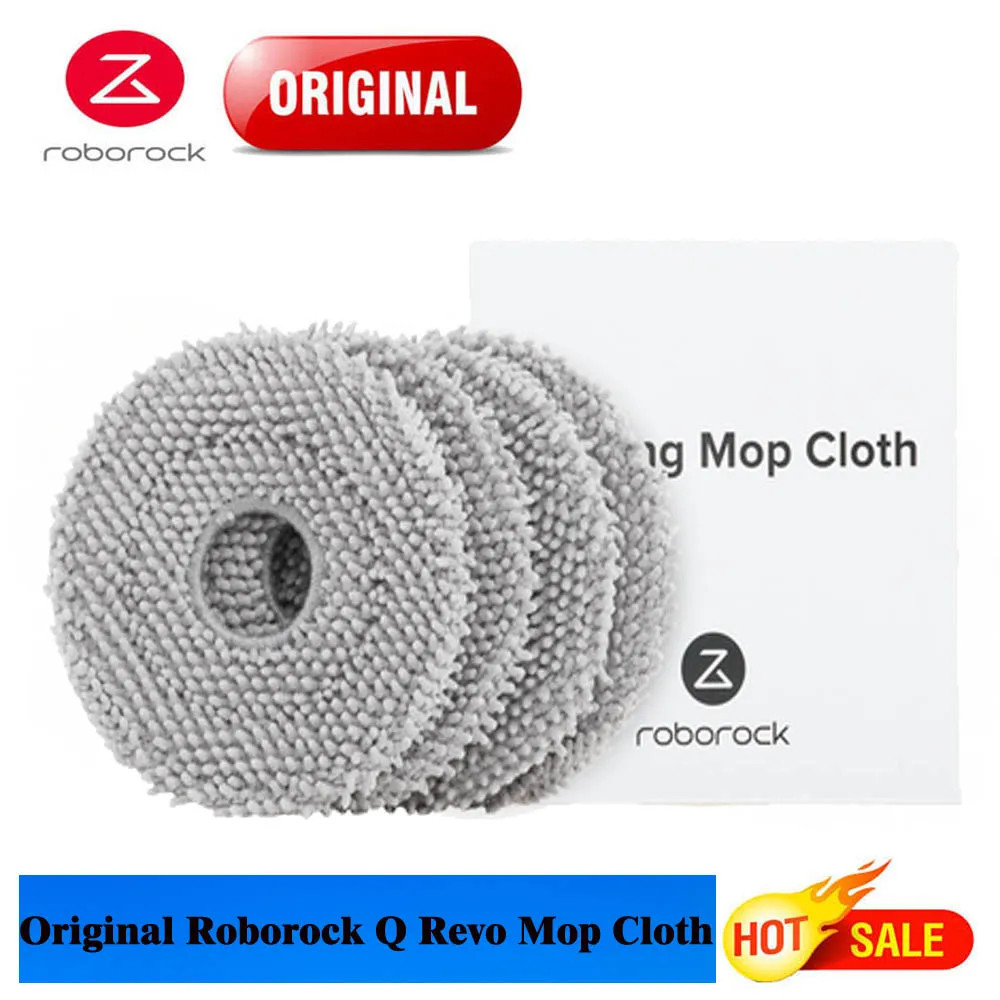 Original Roborock Q Revo Series Rotating Mop Cloth Parts For Q Revo ...