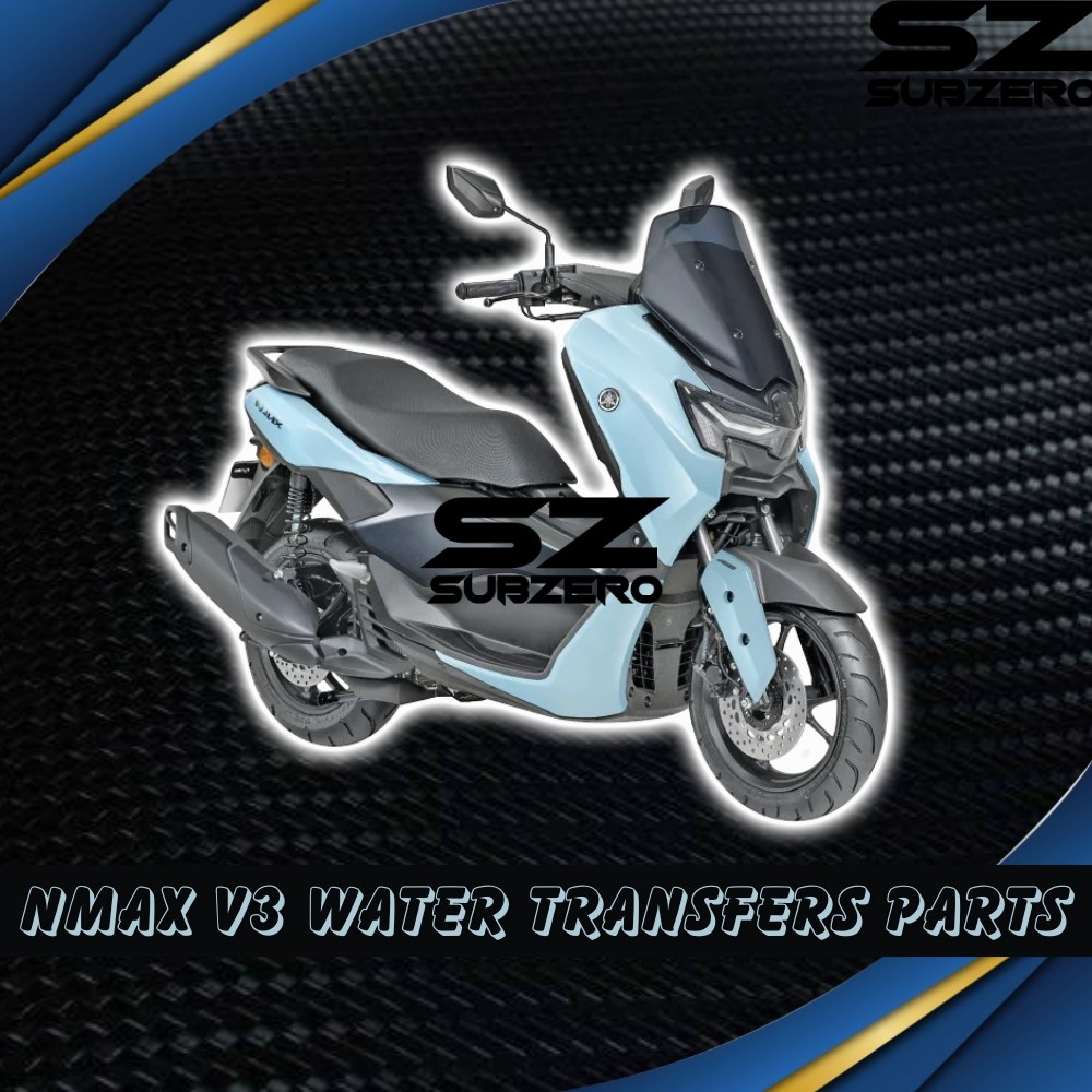 NMAX V3 155 2025 Carbon Design Water Transfer Cover For YAMAHA NMAX V3 ...