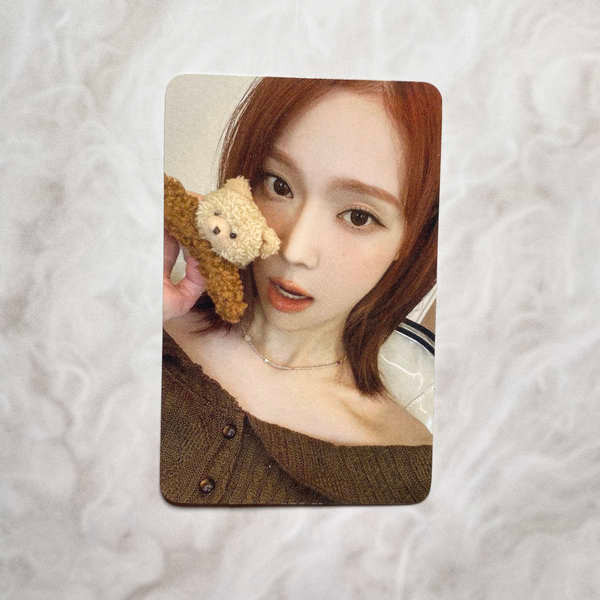 aespa armageddon cdp aespa album Genuine 2024 Birthday Card winter Bear ...