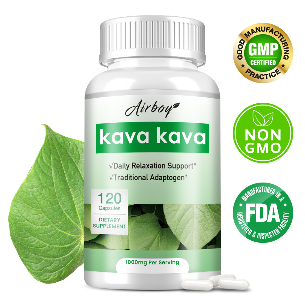 Kava root capsules | 1000 mg kava extract / for stress relief and ...