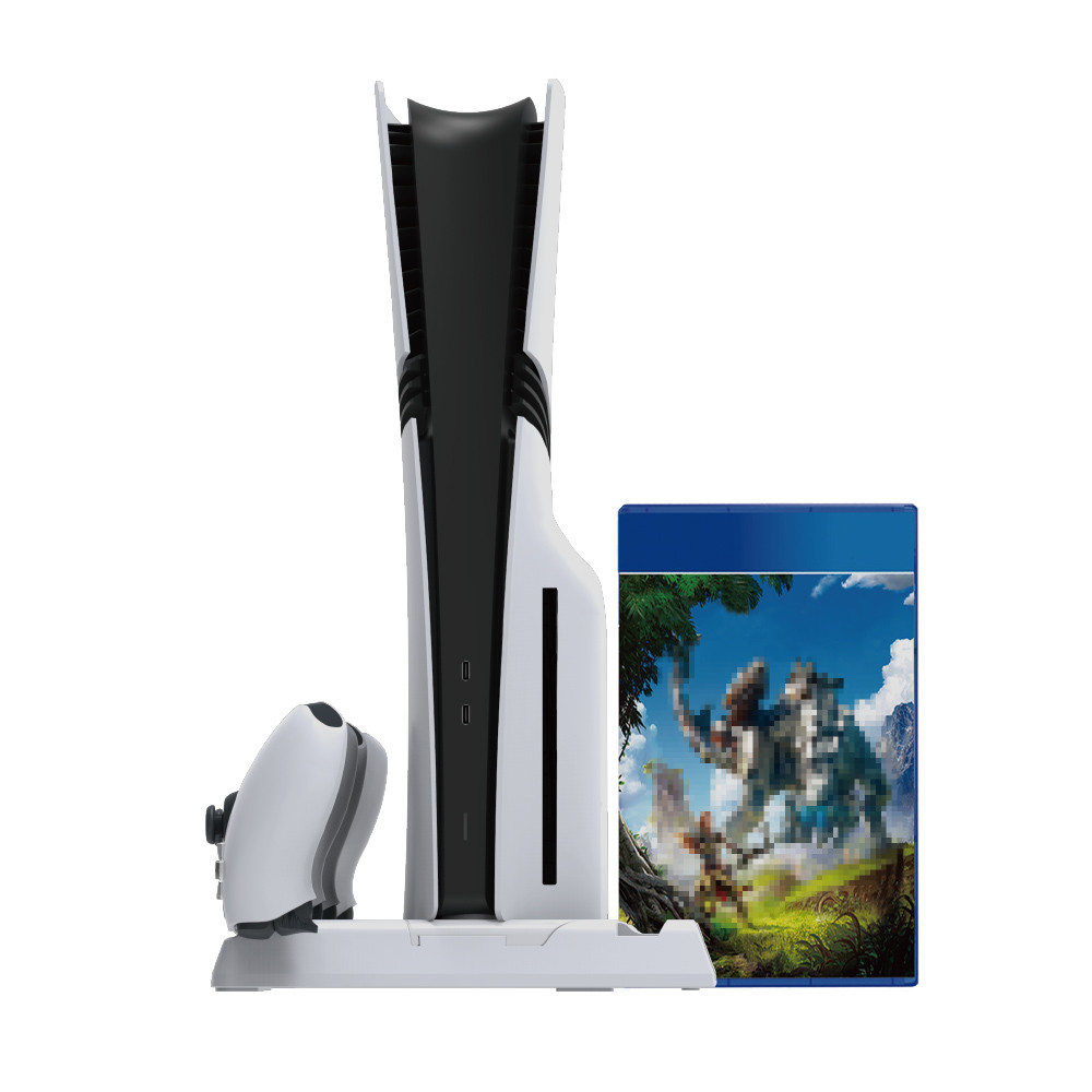 Charging Station and Disc Storage Rack for PS5 Pro/PS5 Slim ...