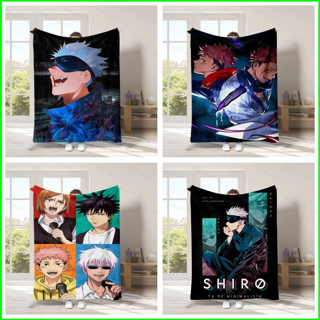 YB1 Jujutsu Kaisen Itadori Yuji Gojo Satoru Anime Blanket Home Warm ...