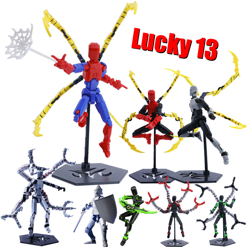2025 New 3D printing Lucky 13 Action Figure Dummy Spider-Man vs doctor ...