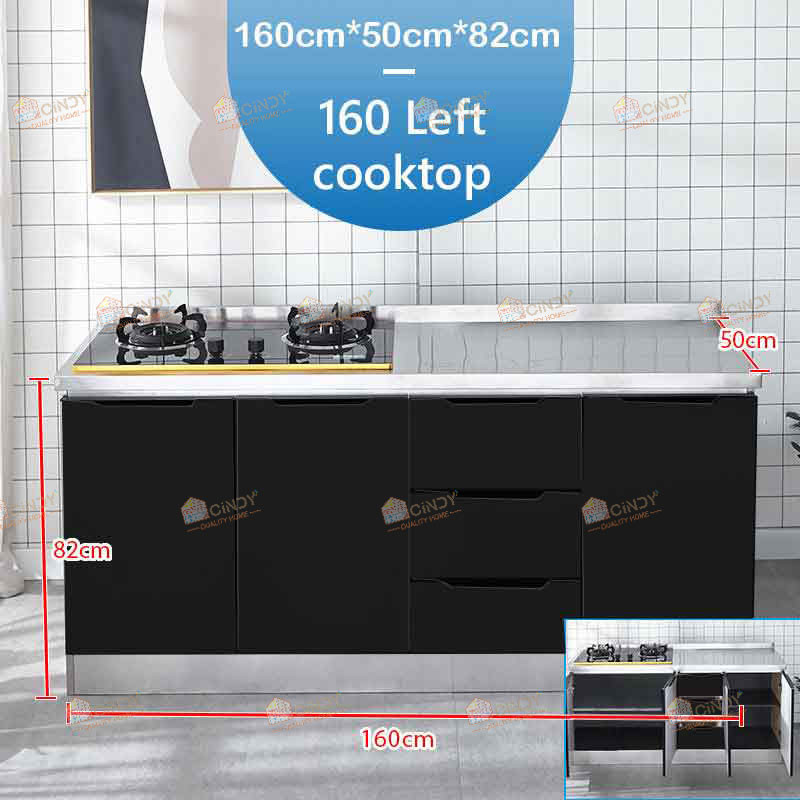 Ready Stock🔥 Stainless Steel Kitchen Storage Cabinet Sets kichen Sink ...