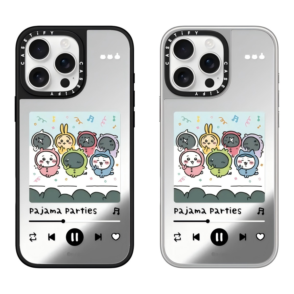 Chiikawa Pajama Parties (Music Player) Mirror Magnetic Casetify Phone ...