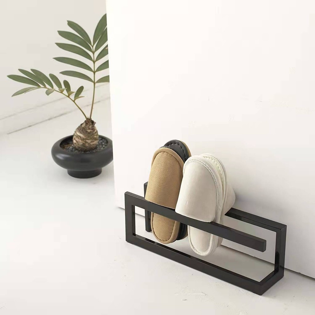 Bathroom Slippers Shelf Entry Entry Shoes Storage Entrance Single Layer ...