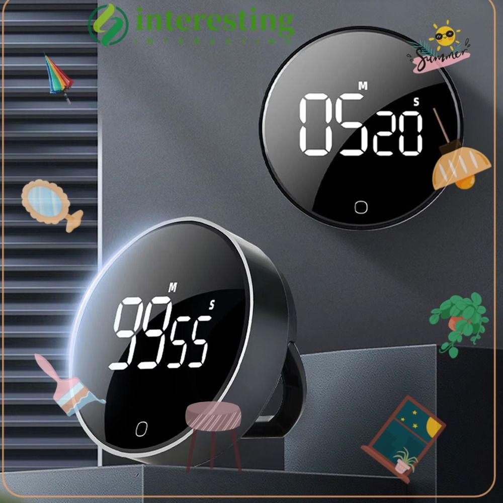 INTERESTING Kitchen Timer, Versatile Volume Adjustable Cooking Digital ...