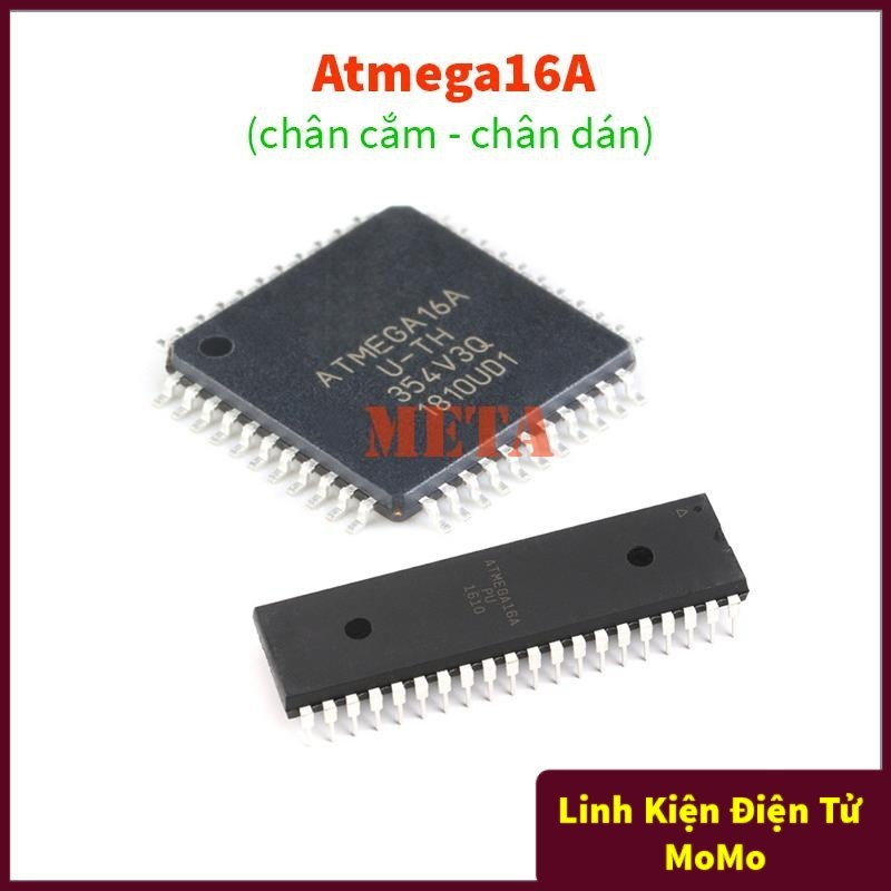 Atmega16a-pu Dip 40 - AVR Pin, Atmega 16A-AU TQFP44 Pin - Atmega 16 2,7 ...