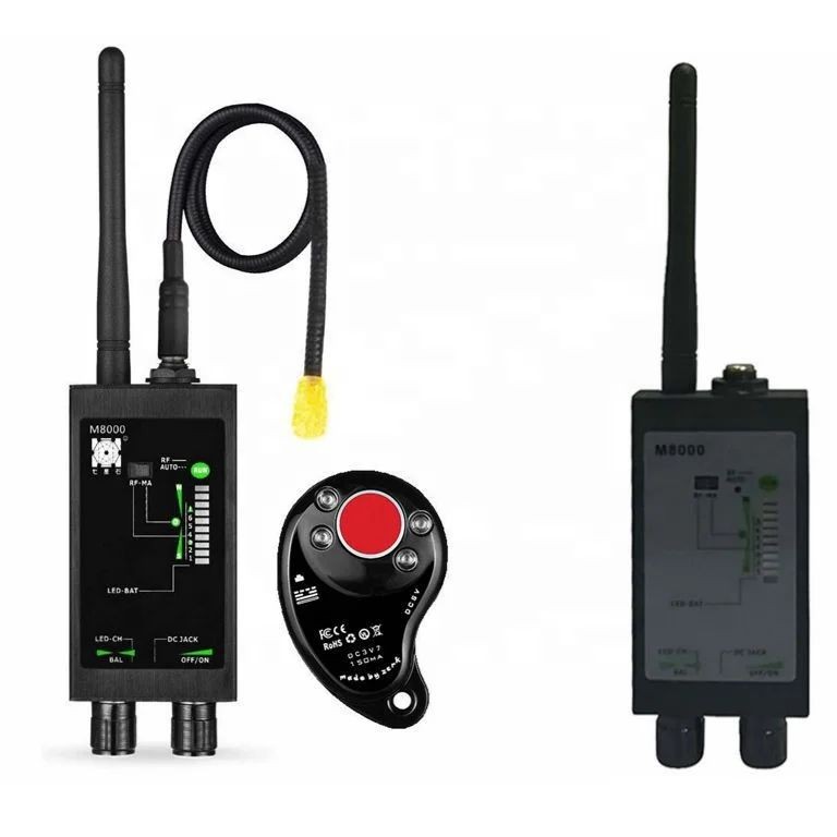 2025 High Power RF Spy Camera Hunter Anti-Bug Detector with Sound Alarm ...