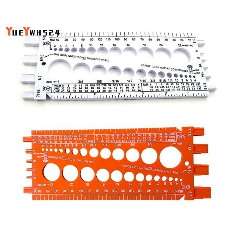 Bolt Nut Thread Inch&Metric Thread Tester Bolt Gauges Measuring Tool ...