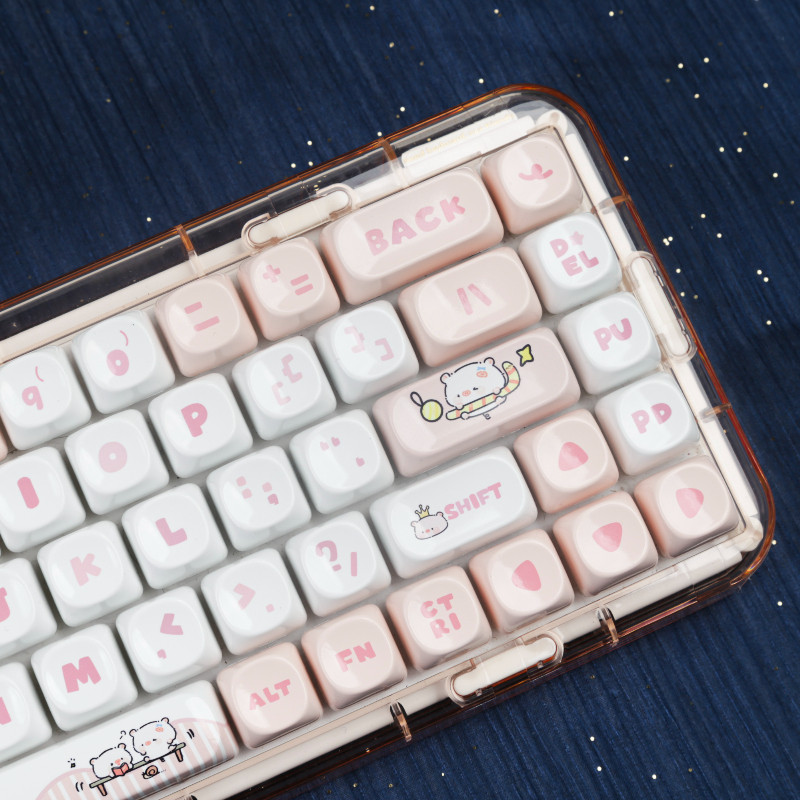 Party Pig Keycaps Imitation Ceramic Keycaps MOA Profile 138 Keys DYE ...
