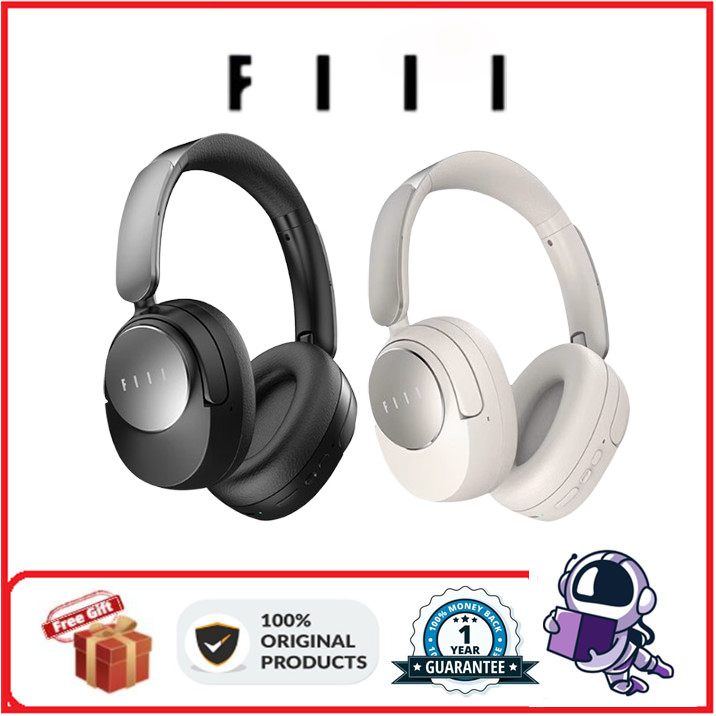 FIIL Key Max Over-ear Bluetooth headset active noise cancellation double gold standard | Shopee ...