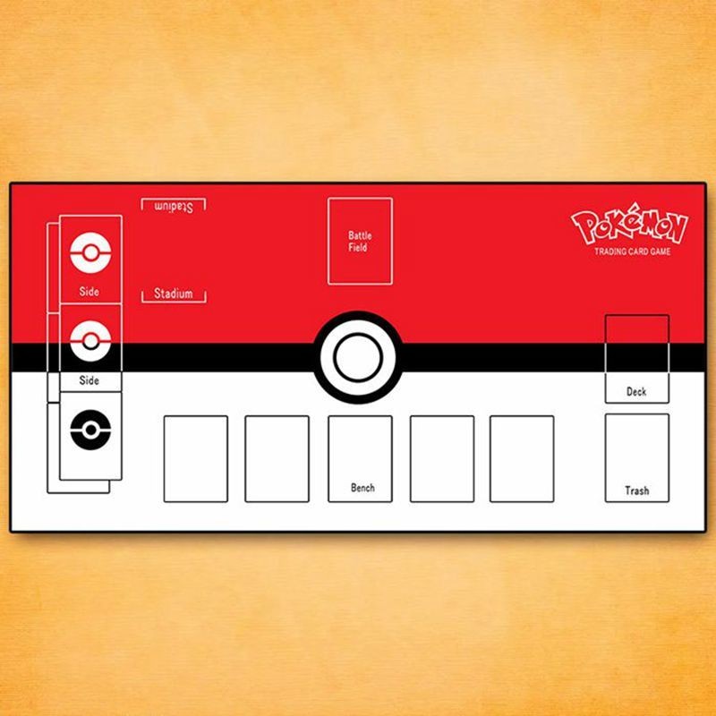 Board Game Pokémon Battle Mat Card Mat PTCG Card Mat Card Battle Disk ...