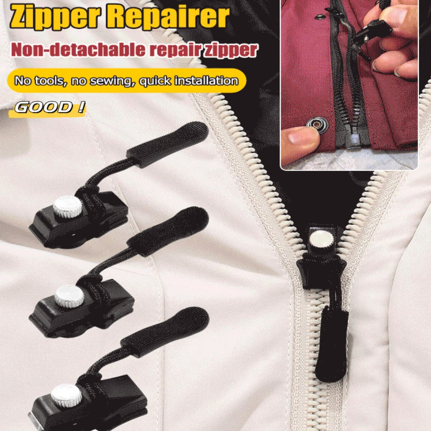 Removable Zipper Repairer Tool Zipper Tool Kit | Shopee Malaysia