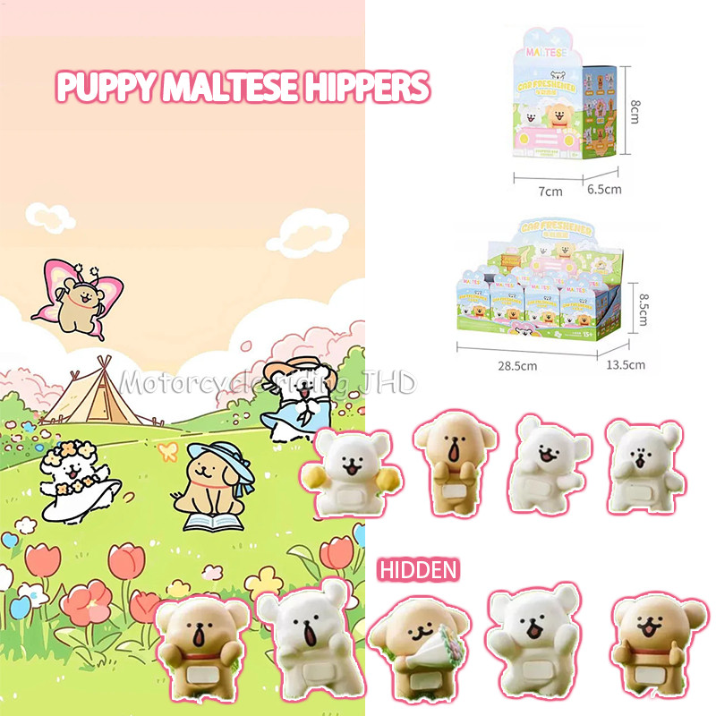 Miniso Korean Line Puppy Blind Box Cartoon Dog Figurine Statue Auto ...