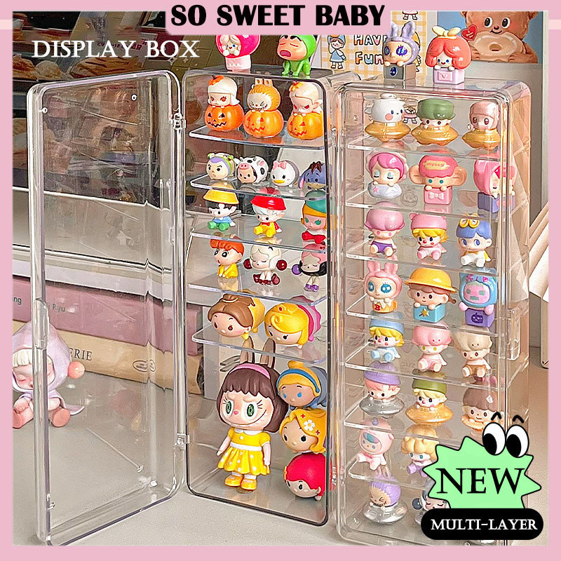 Blind Box Display Box Transparent Multi-layer Figure Doll Hand Made ...
