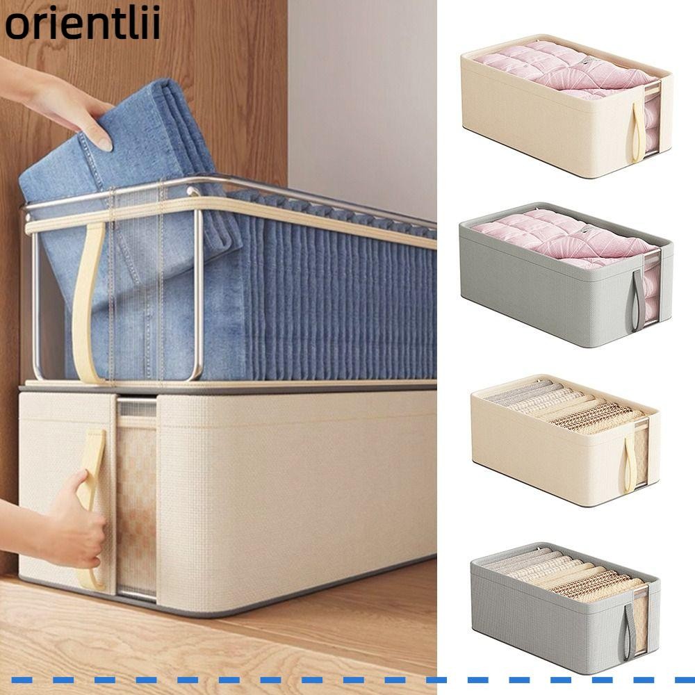 ORIENTLIIY Pull-out Storage Box, Foldable Closet Organizer Drawer ...