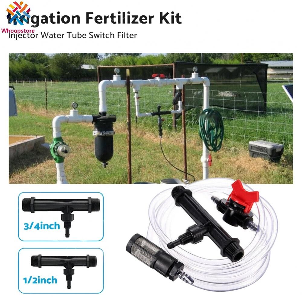 WHOOPS~Venturi Fertilizer Injector Kit for Auto Irrigation Systems with Built in Filter | Shopee ...