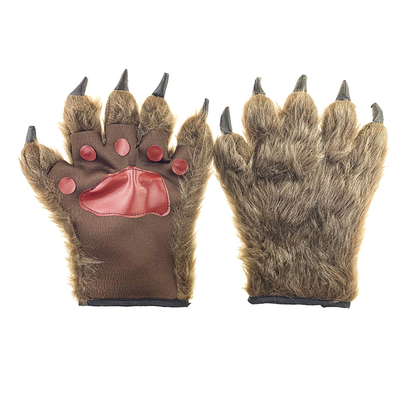 LeeSisters 1Pair Halloween Wolf Gloves Creative Werewolf Gloves Funny ...