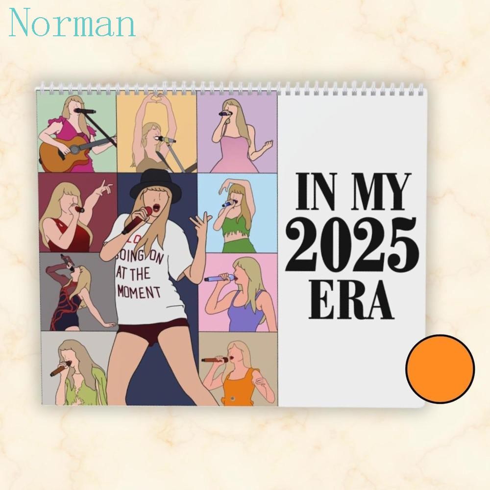 NORMAN Hand Drawn Taylor Swift Calendar, Time Planner Yearly Agenda ...