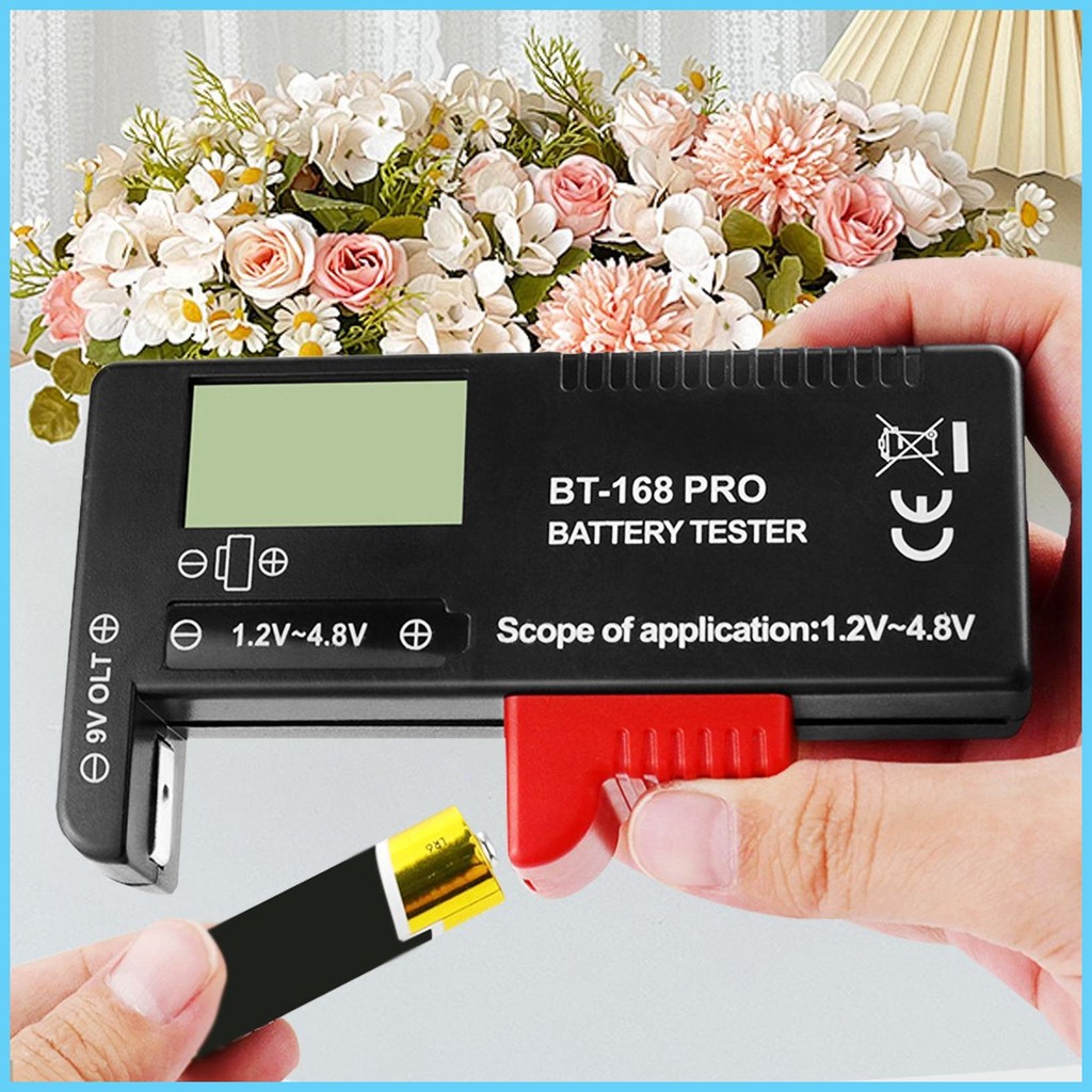 Digital Battery Analyzer 1.2V Automotive Load Tester Digital Battery ...